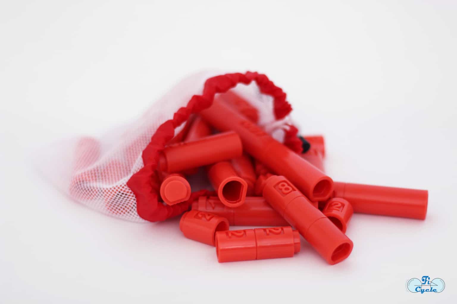 Set of 23 Red LOGs - FiCycle Math